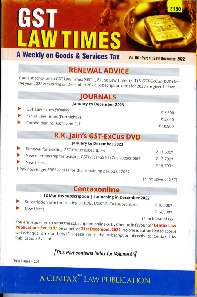 Article Published in GSTL – Attachment of Property under GST Regime – Majesty Legal